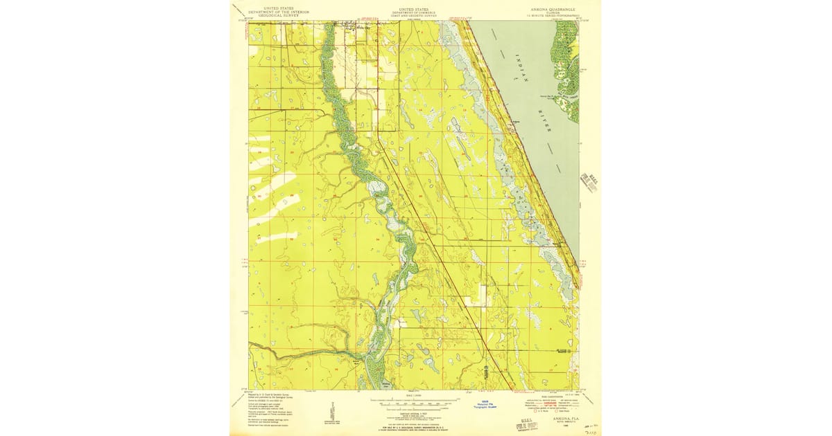 Old Maps of Portofino at Jensen Beach, Martin County for Academic ...