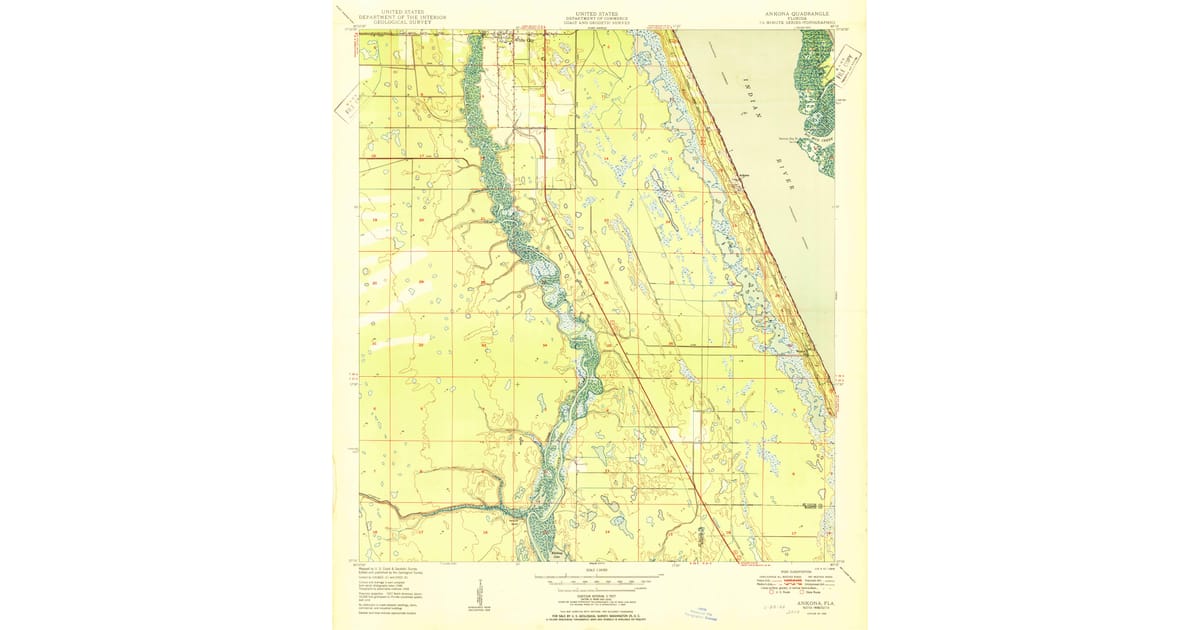 1950s Maps of Port Saint Lucie, FL | Pastmaps