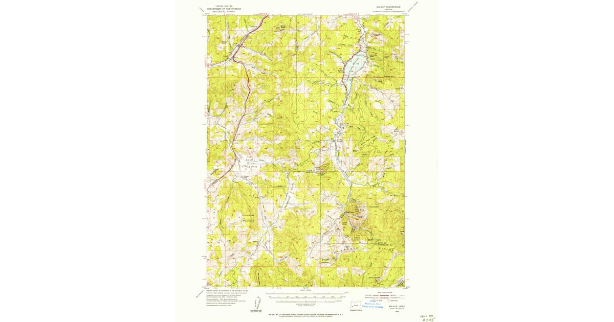 1900s (20th Century) Maps of Curtin, OR | Pastmaps