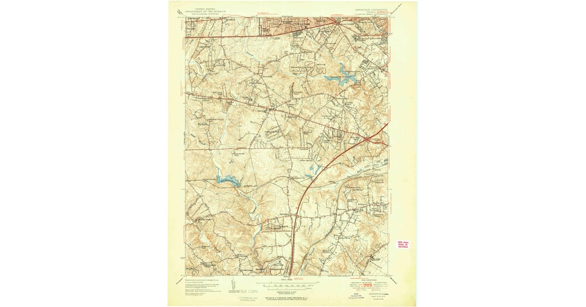 1950s Maps of Merrifield, VA | Pastmaps