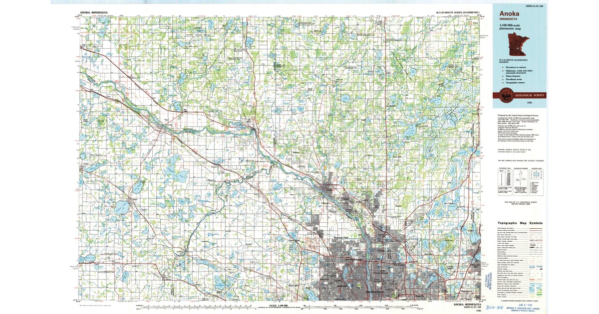 1980s Maps of Arden Hills, MN | Pastmaps