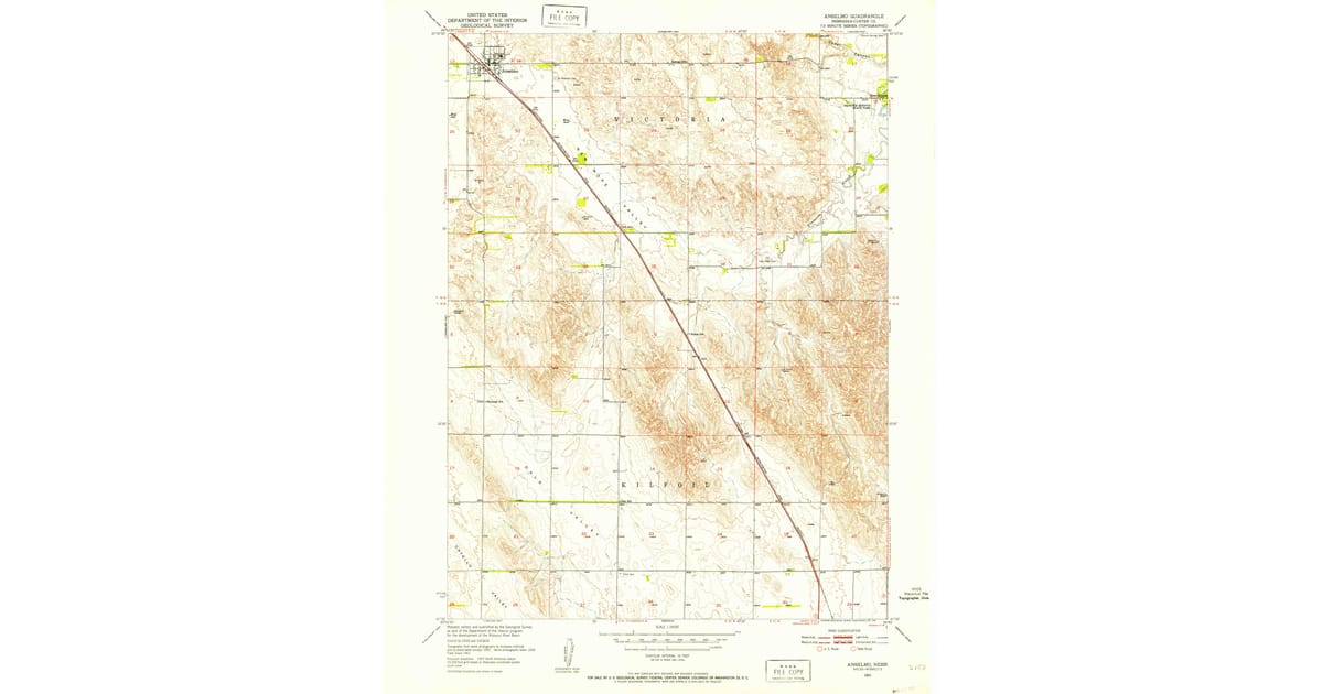 Old Maps of Anselmo, NE | Pastmaps