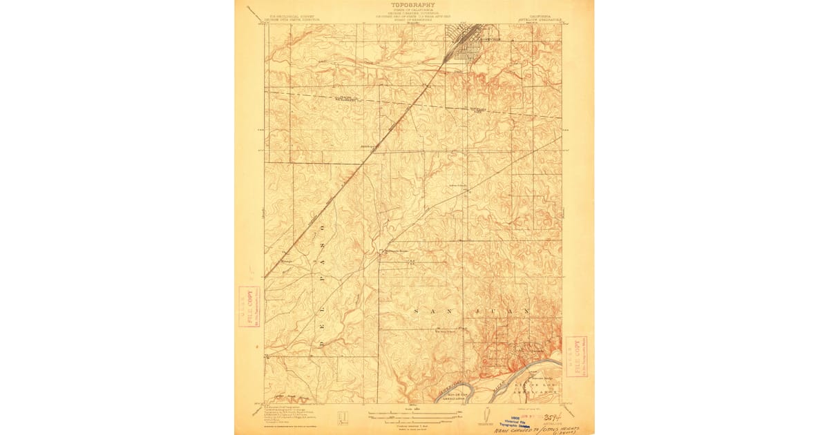 1911 Map of Antelope, CA — High-Res | Pastmaps