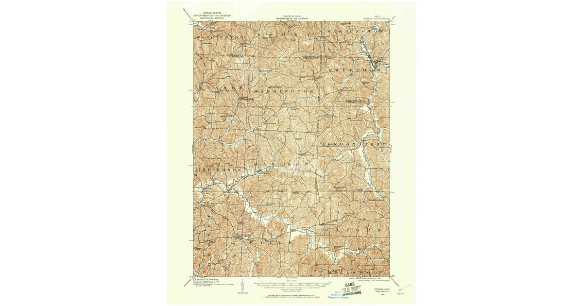 Old Maps of Easton, OH | Pastmaps