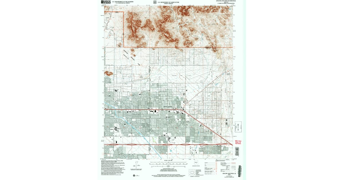 2000s (21st Century) Maps of Country Villa M.H. Park, Apache Junction ...
