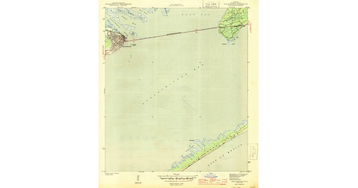 Old Maps of Eastpoint, FL | Pastmaps