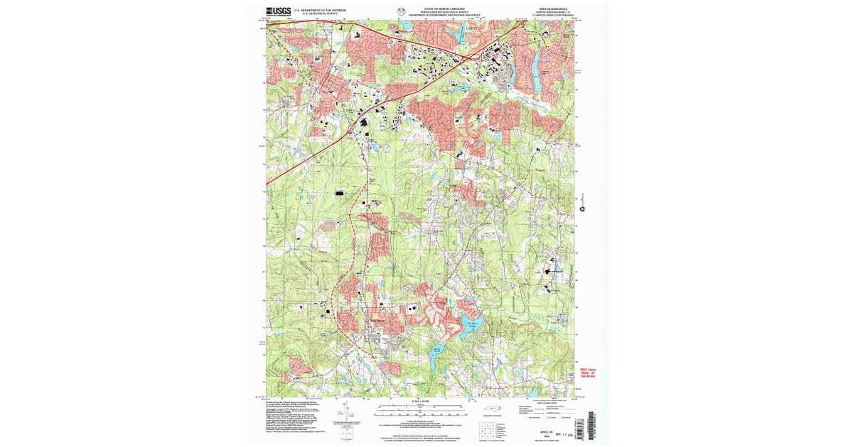 2000-2009 Maps of Edinborough Pointe, Cary | Pastmaps