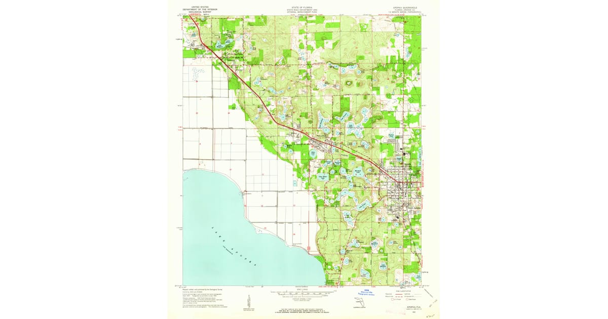 1960s Maps of Plymouth, FL | Pastmaps