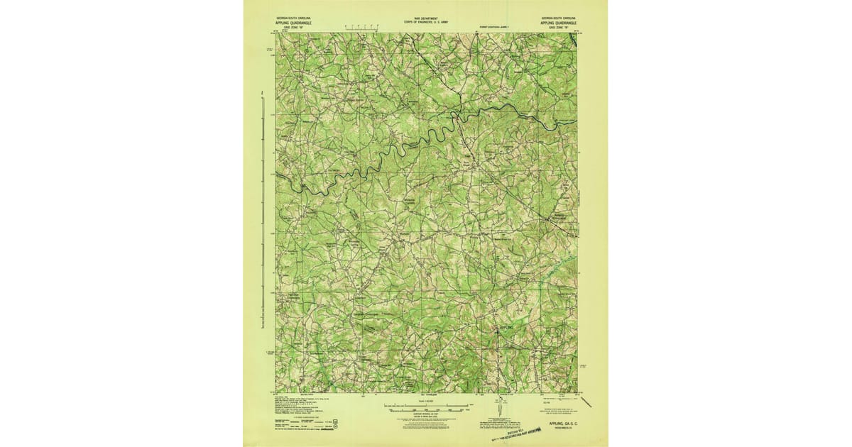 1940s Maps of Loce, GA | Pastmaps