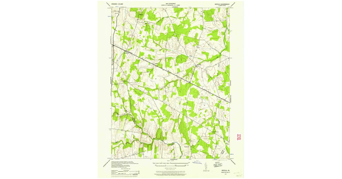 1940s Maps of Moorefield Village, Loudoun County | Pastmaps