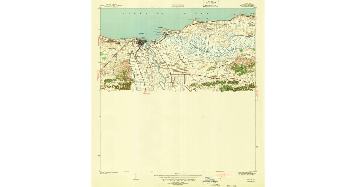 Old Maps of Extensión Dr. Manuel Zeno Gandía, Arecibo | Pastmaps