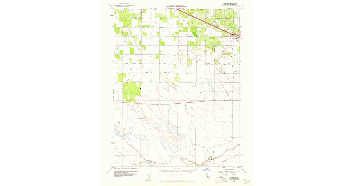 1960s Maps of Merced County, CA | Pastmaps