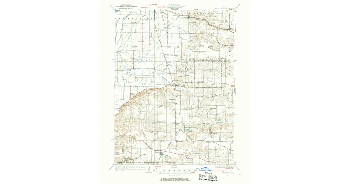 Old Historical Maps of Chapin, IL | Pastmaps