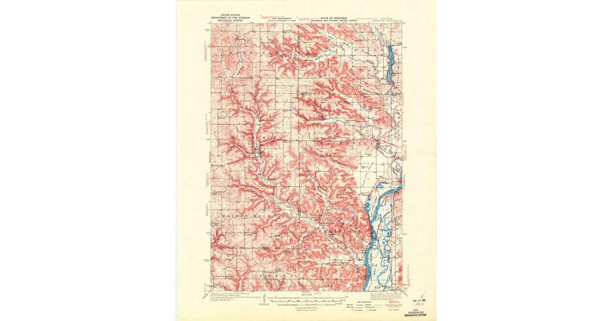 1941 Map of Arkansaw, WI — High-Res | Pastmaps
