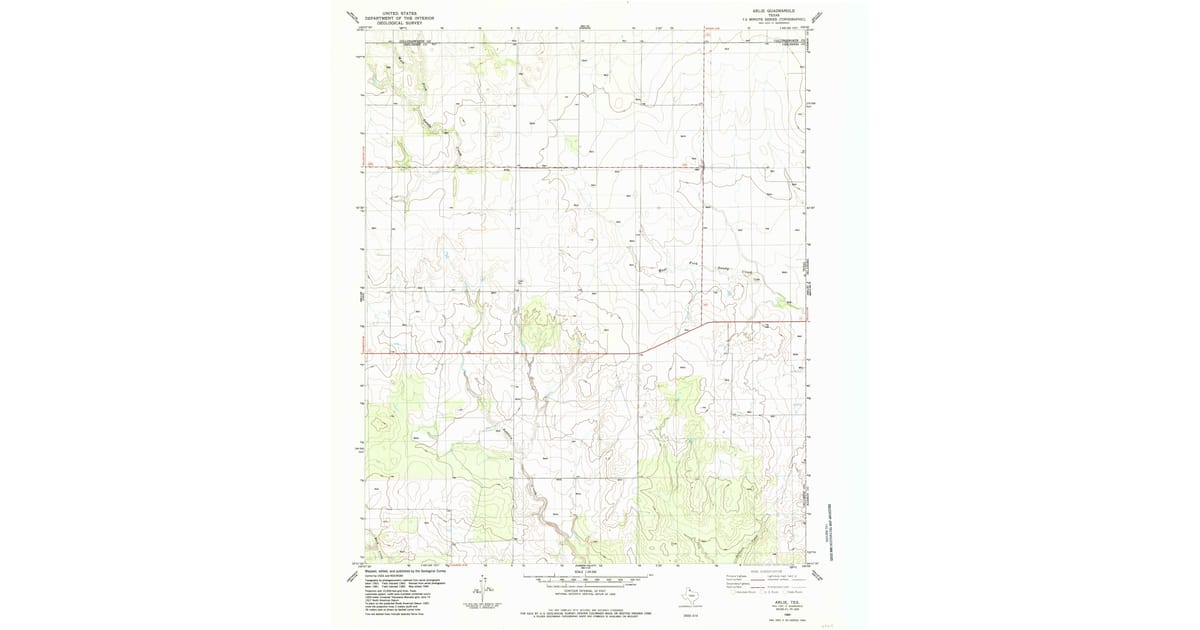 1980s Maps of Childress County, TX | Pastmaps