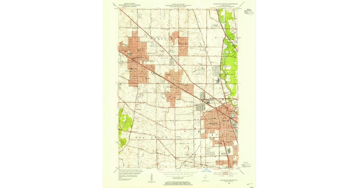 1950s Maps of Chicago, IL | Pastmaps