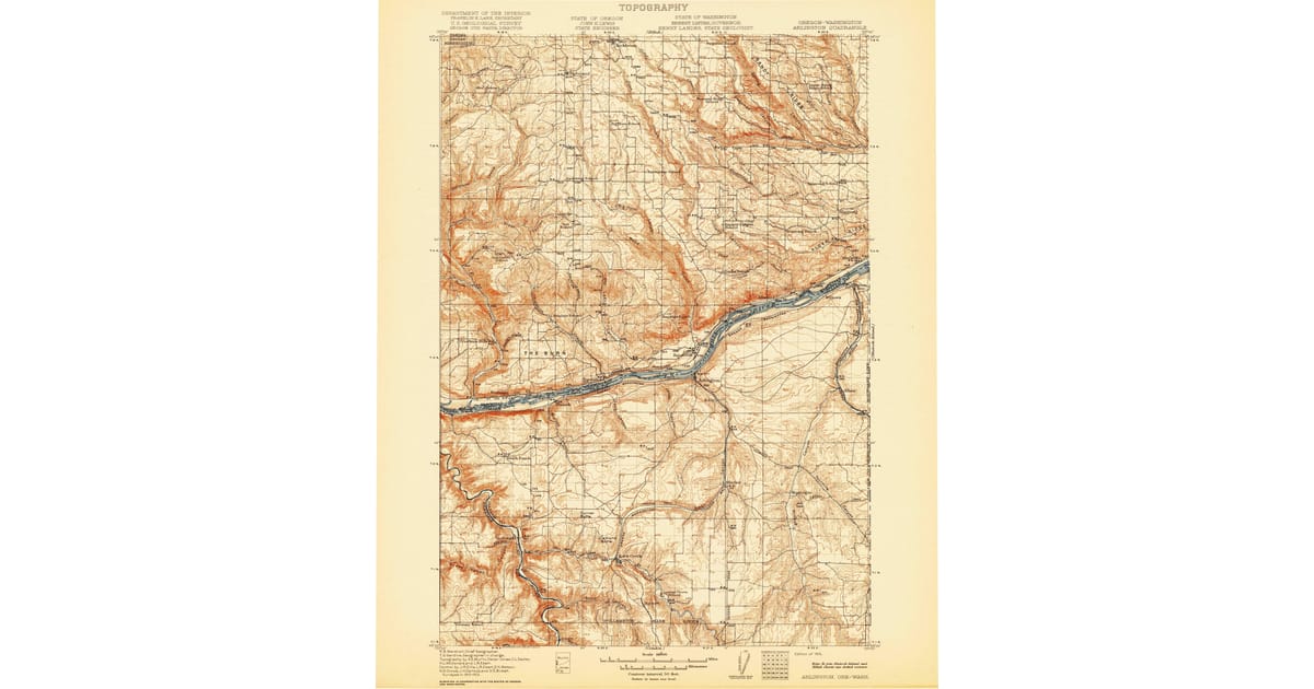 Old Maps of Bickleton, WA | Pastmaps