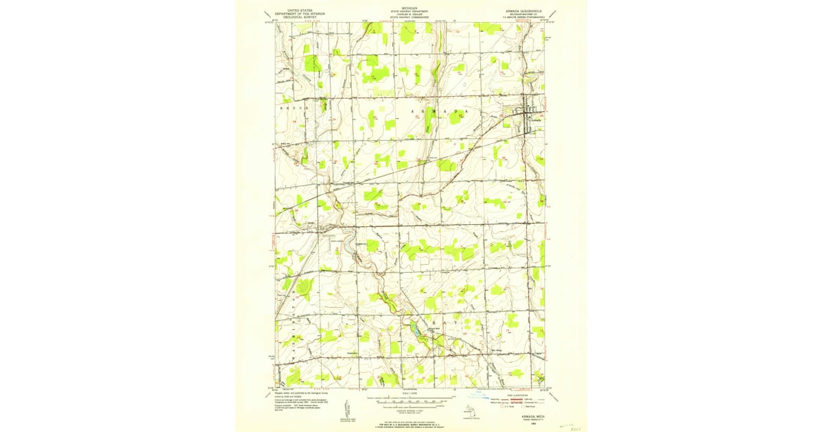 1950s Maps of Romeo, MI | Pastmaps