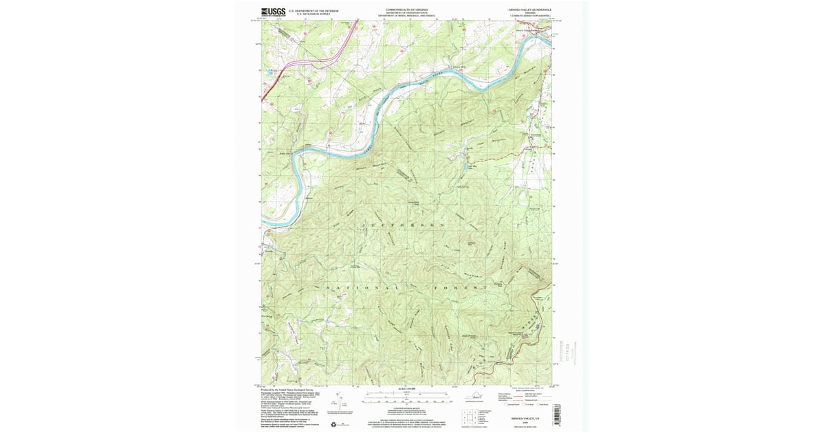 1990s Maps of Botetourt County, VA | Pastmaps