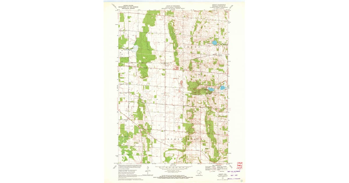 1960s Maps of Plover, WI | Pastmaps