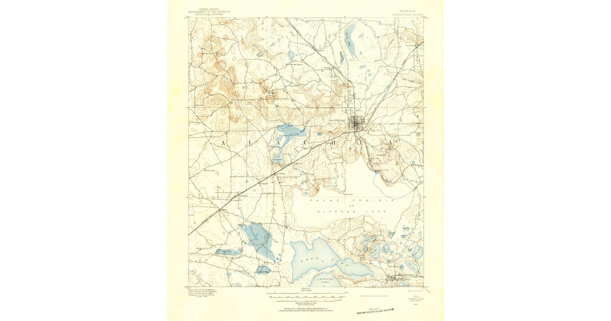 1800s (19th Century) Maps of Archer, FL | Pastmaps