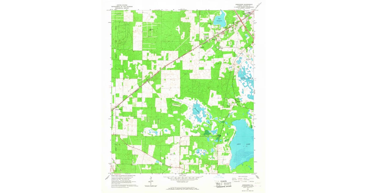 1960s Maps of Archer, FL | Pastmaps