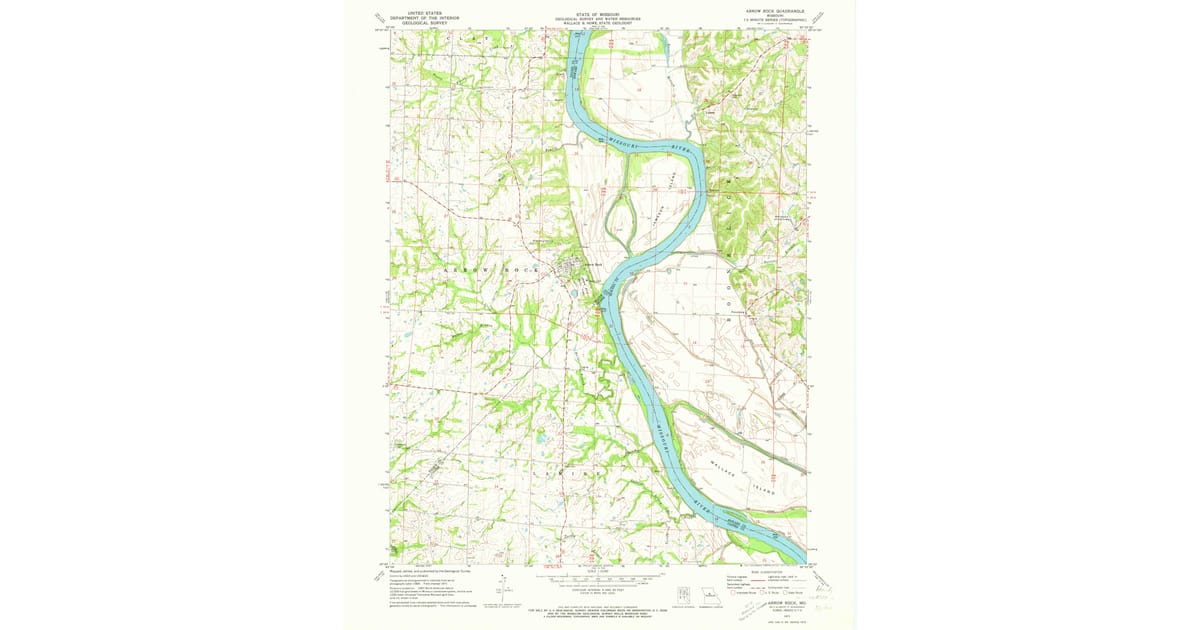 1970s Maps of Cooper County, MO | Pastmaps