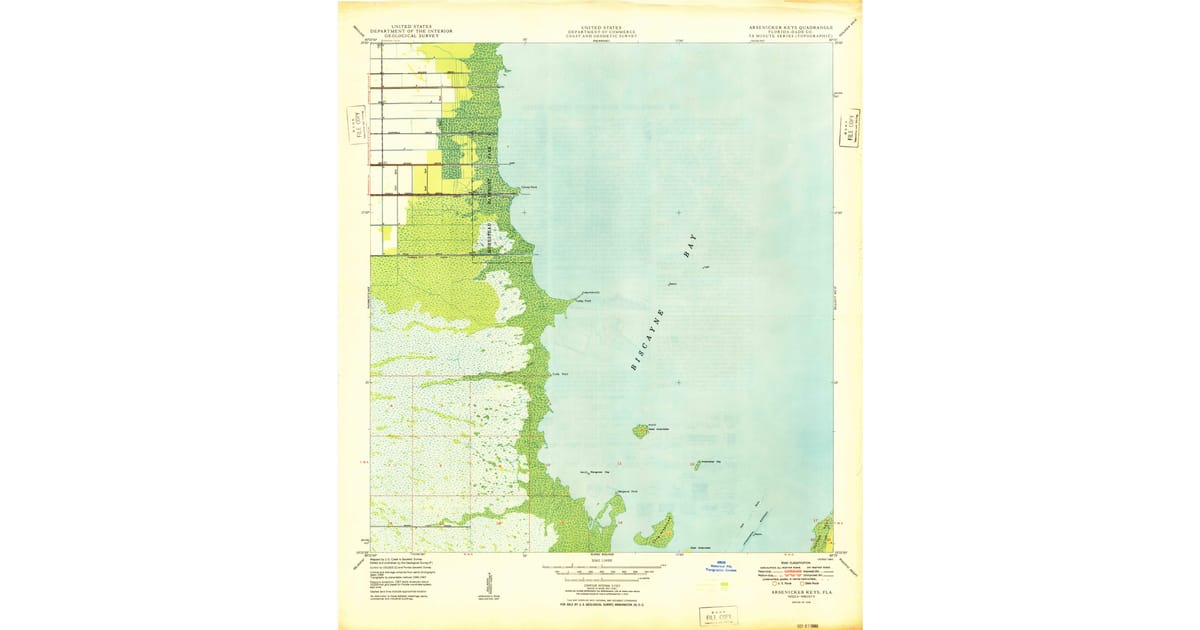 Old Maps of Cutter Bank, FL | Pastmaps
