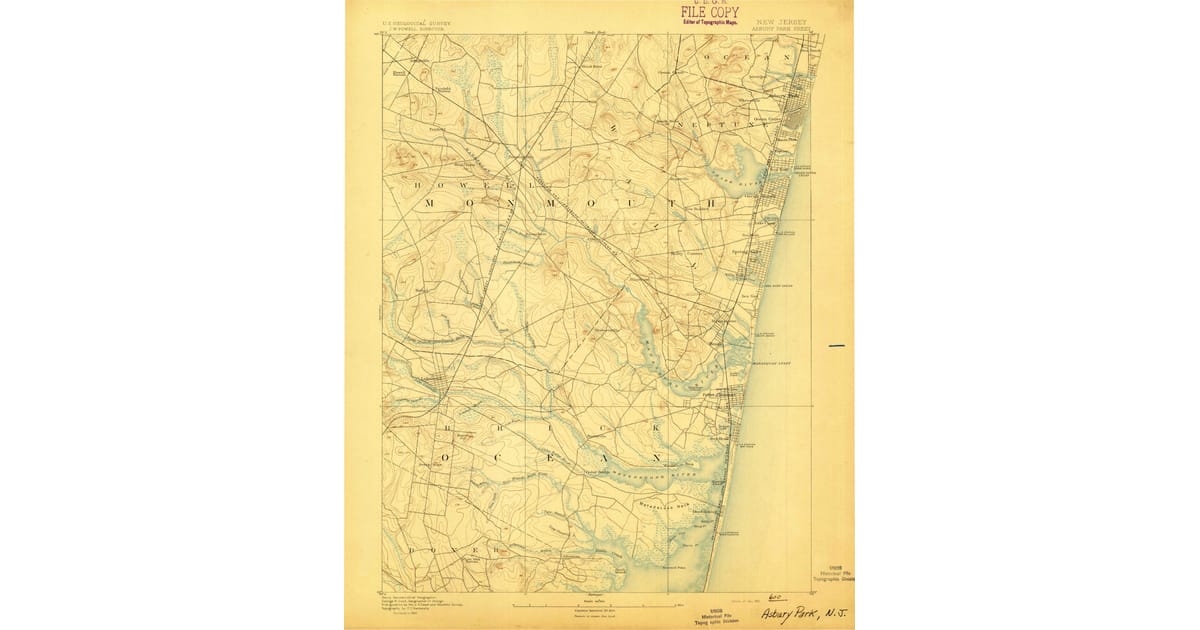 1890s Maps of Jackson Township, NJ | Pastmaps