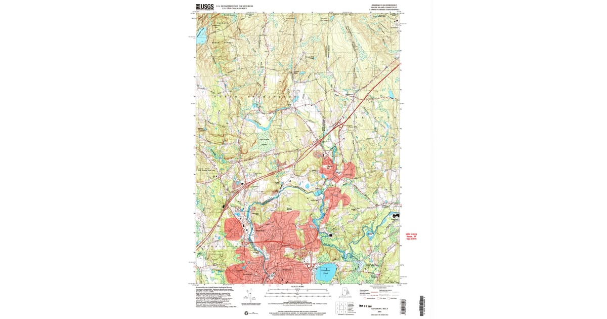 2000-2009 Maps of White Rock, Westerly | Pastmaps