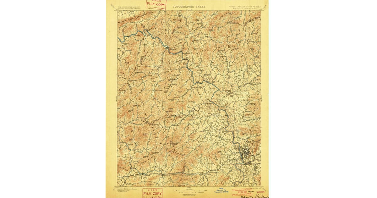 1900s (20th Century) Maps of Ivy Hills, NC | Pastmaps