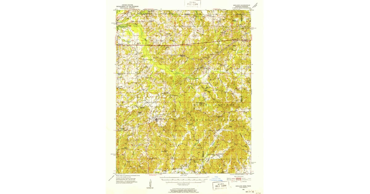 Old Maps of Spring Hill, MS | Pastmaps