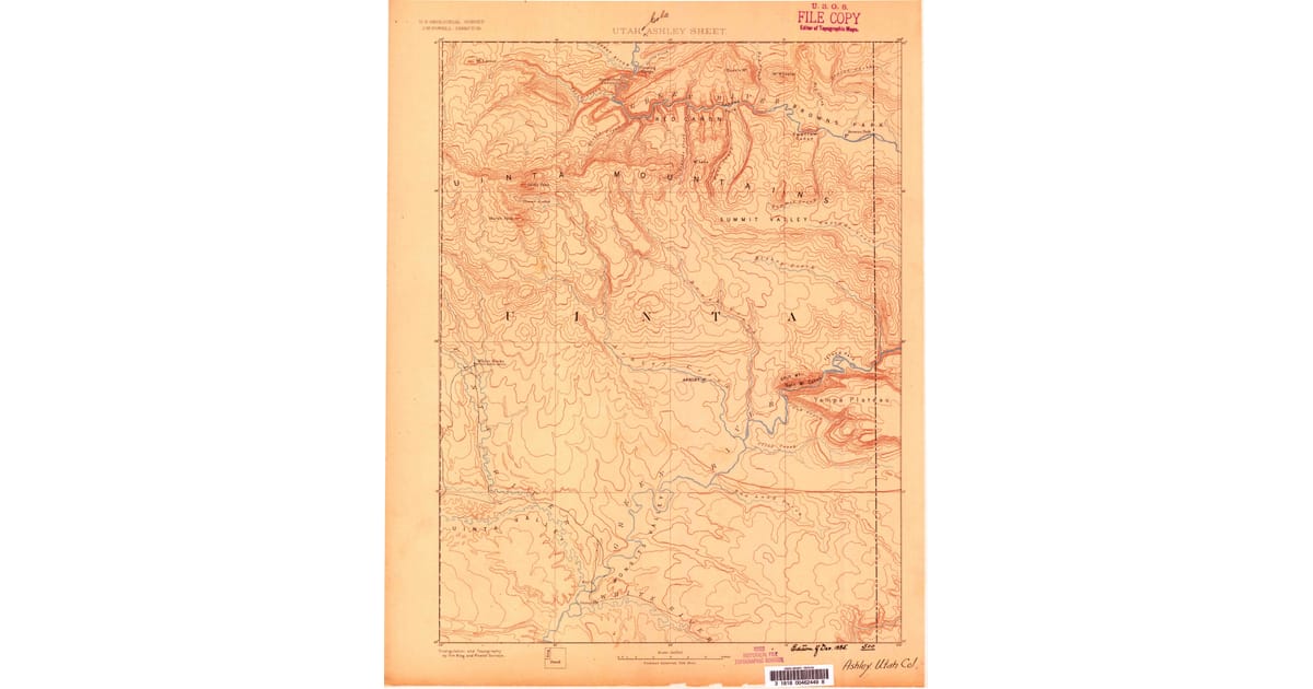 Old Maps of Manila, UT for Metal Detecting | Pastmaps