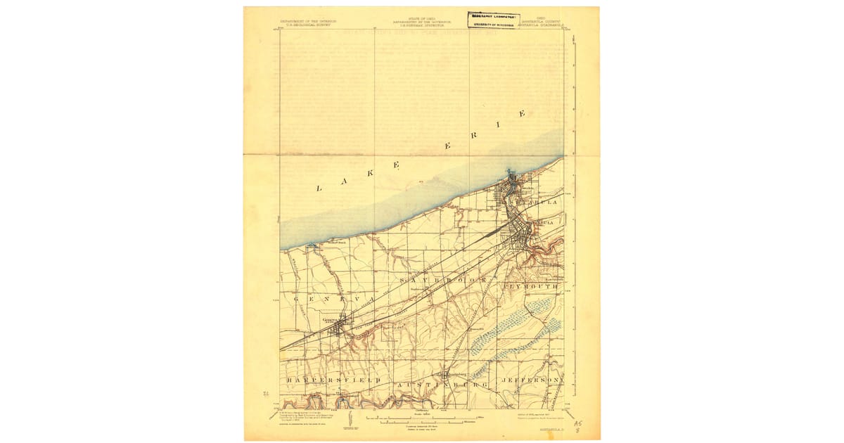 Old Maps of Ashtabula, OH | Pastmaps