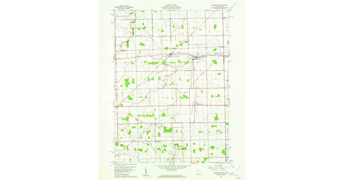 1960s Maps of Riga Township, MI | Pastmaps