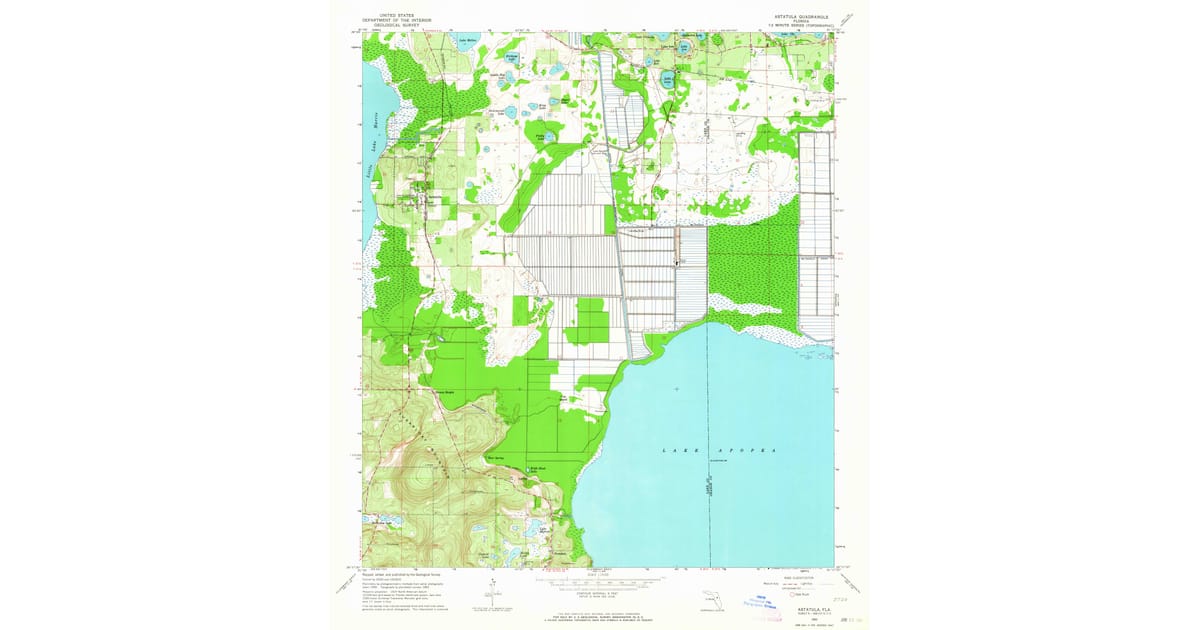 1962 Map of Astatula, FL — High-Res | Pastmaps