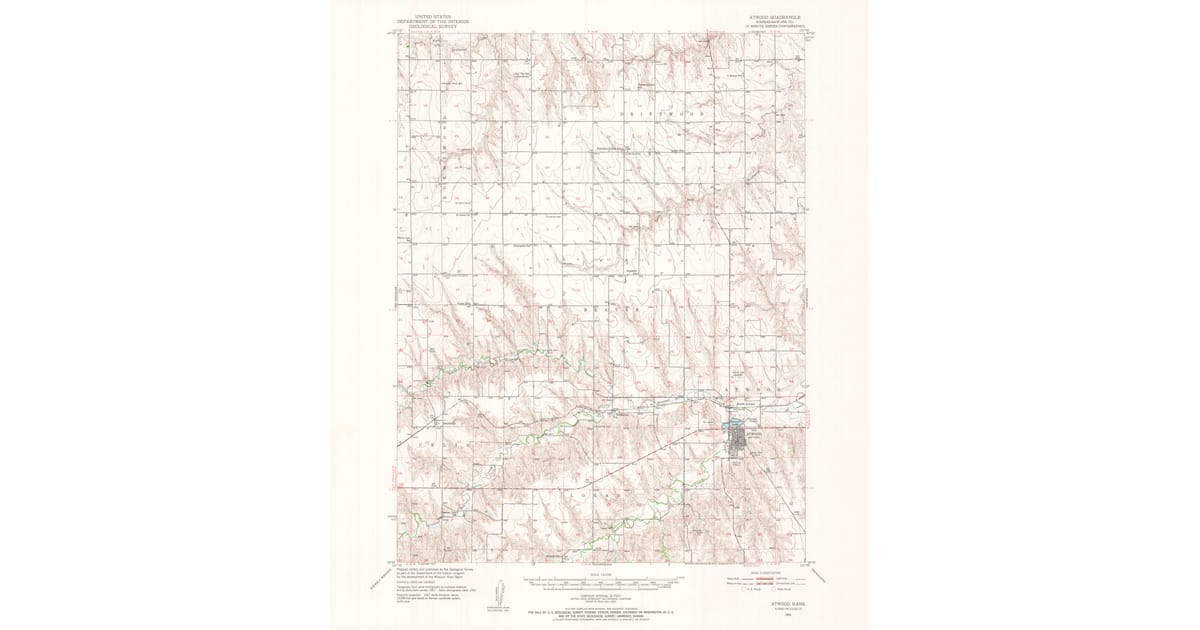 Old Maps of Atwood, KS | Pastmaps