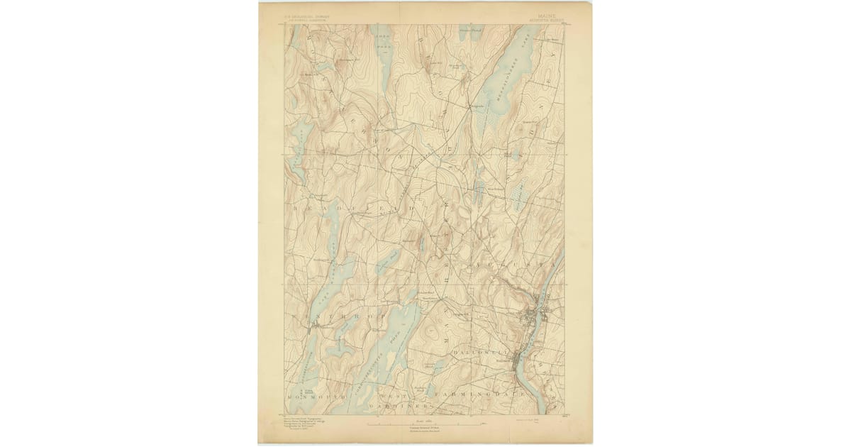 Old Maps of Augusta, ME | Pastmaps