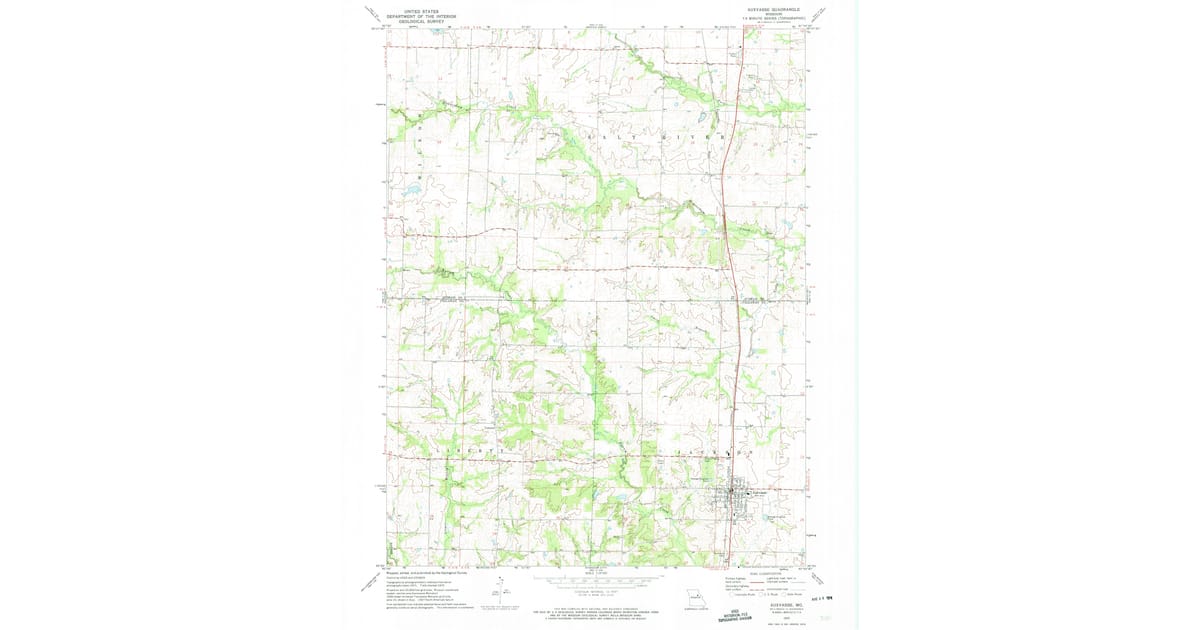 1970s Maps of Callaway County, MO | Pastmaps