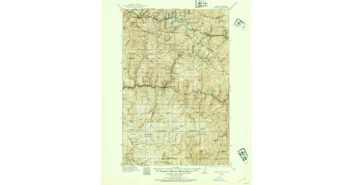 Old Maps of Avery, ID | Pastmaps