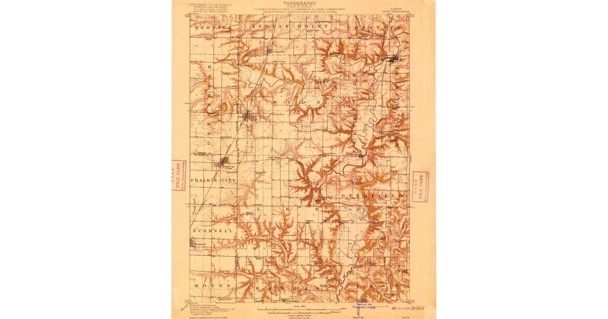 1915 Map of Avon, IL — High-Res | Pastmaps