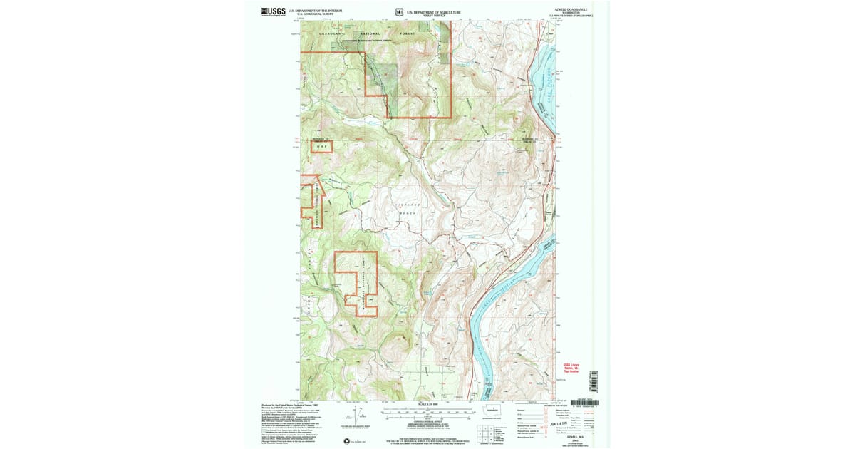 2000-2009 Maps of Douglas County, WA | Pastmaps