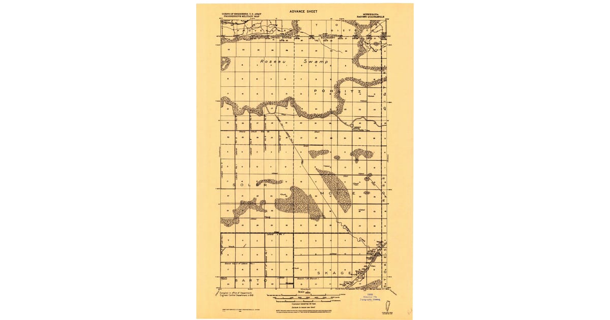 Old Maps of Badger, MN | Pastmaps