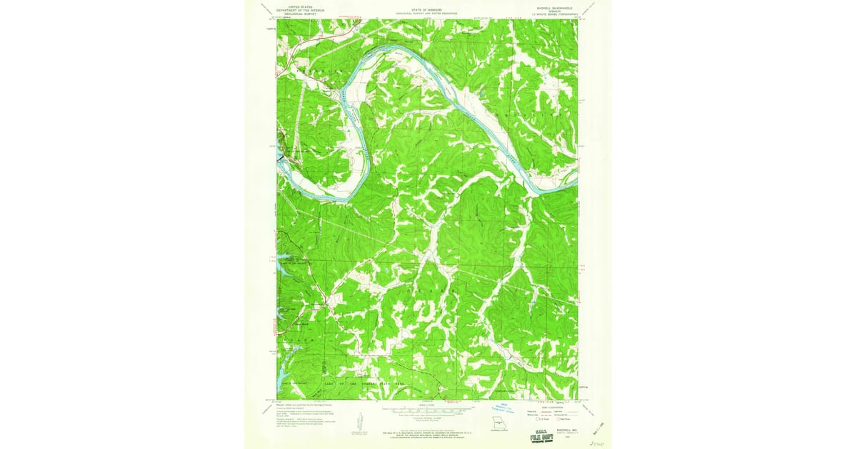 1959 Map of Bagnell, MO — High-Res | Pastmaps