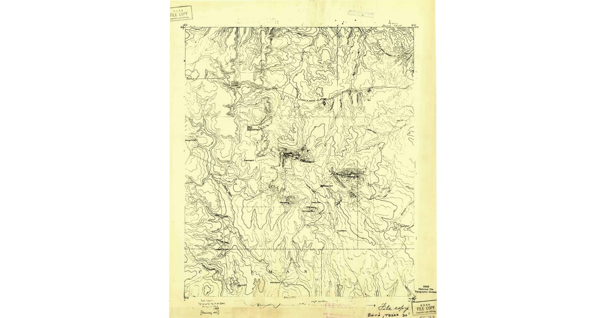 Old Maps of Dothan, TX | Pastmaps