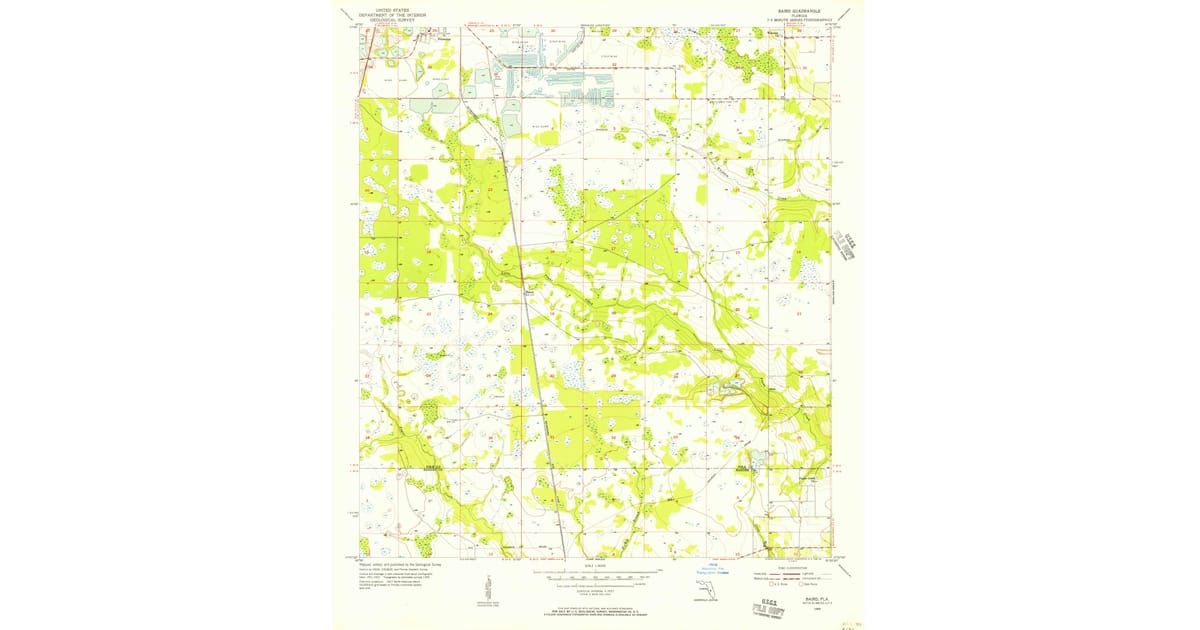 Old Maps of Baird, FL | Pastmaps