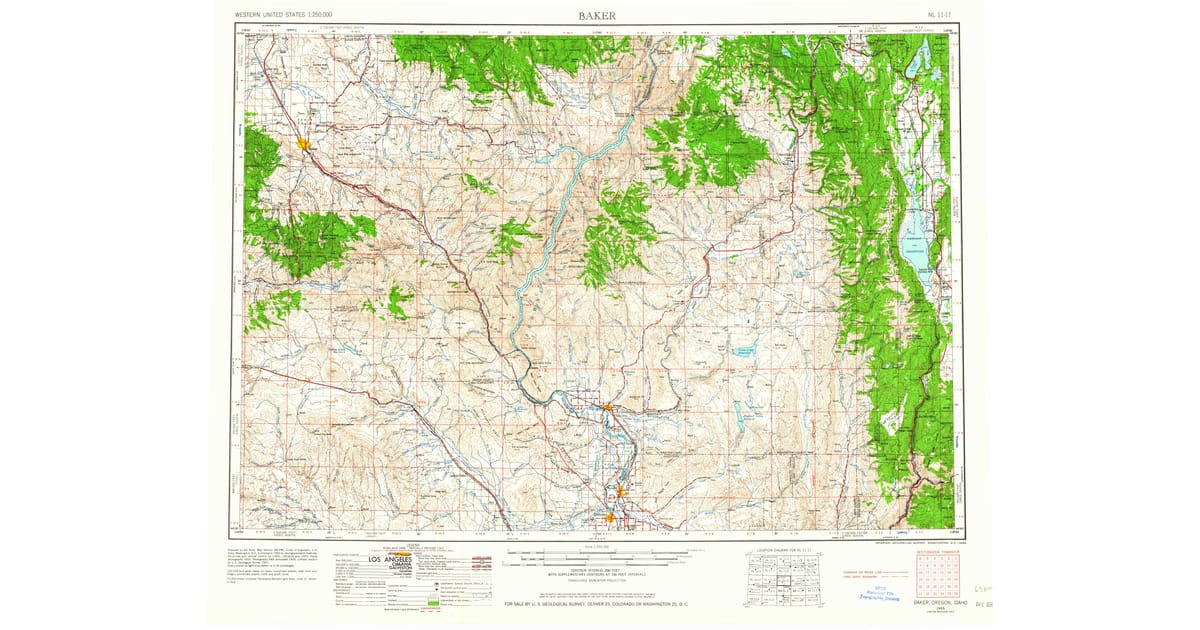Old Maps of Eldorado, OR for Genealogy | Pastmaps