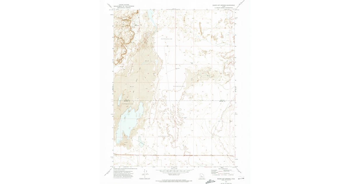 1970s Maps of Juab County, UT | Pastmaps