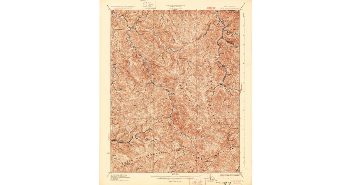 1930s Maps of Marfork, WV | Pastmaps