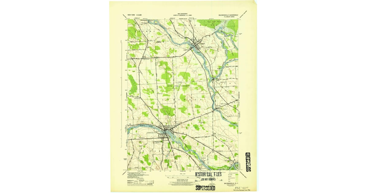 1940s Maps of Timber Banks, Lysander | Pastmaps